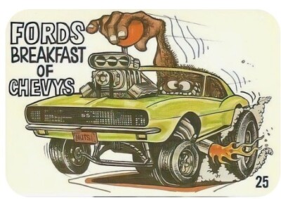 2-PACK FORD RAT FINK RAT ROD HOT ROD MOTORCYCLE RACING GUNS TOOLS ...