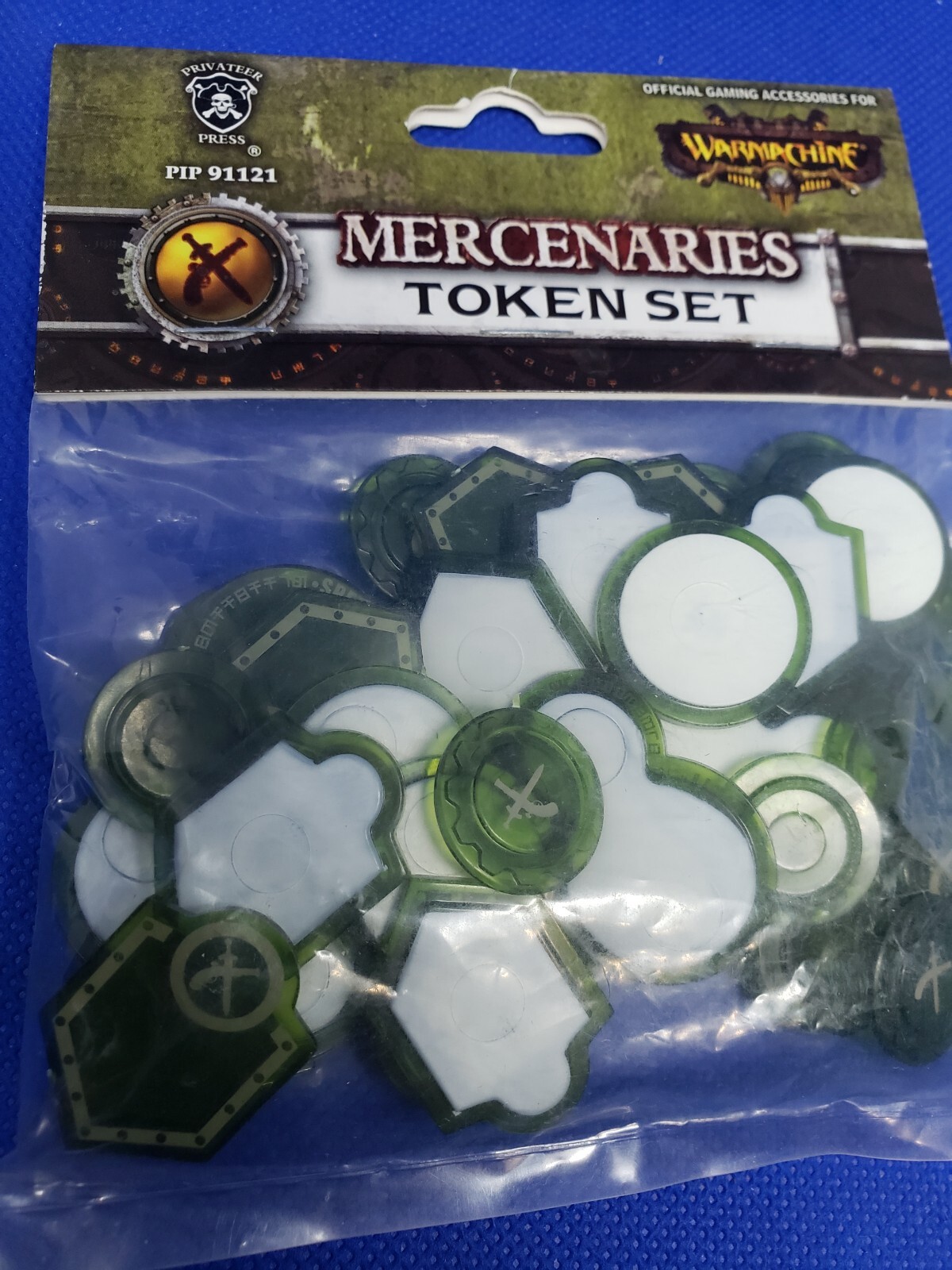 Warmachine Mercenaries Token Set Privateer Press Pip 91121 for sale ...