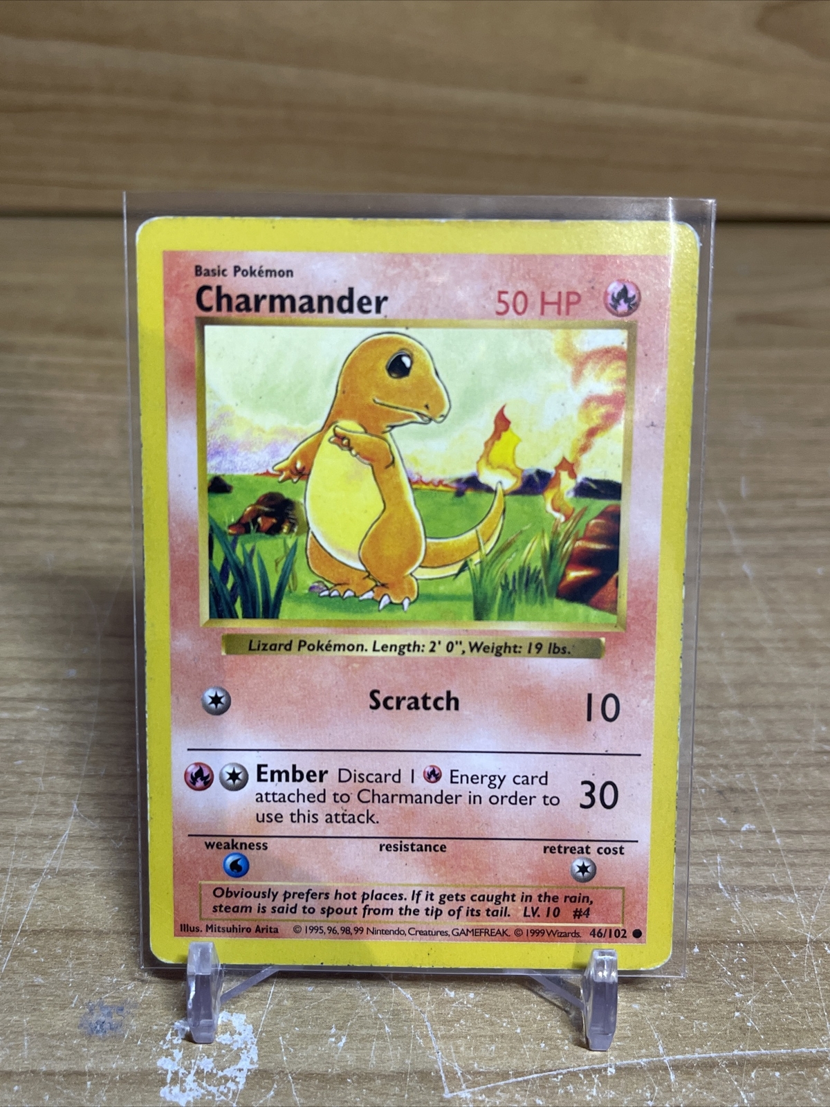 Charmander 46/102 Base Set Shadowless Pokemon 1999 WOTC MP-HP | eBay