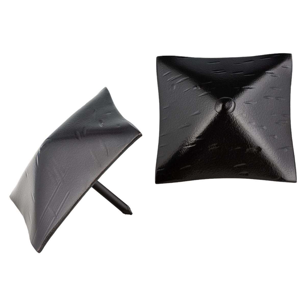 Hammered Pyramid Style Hardware