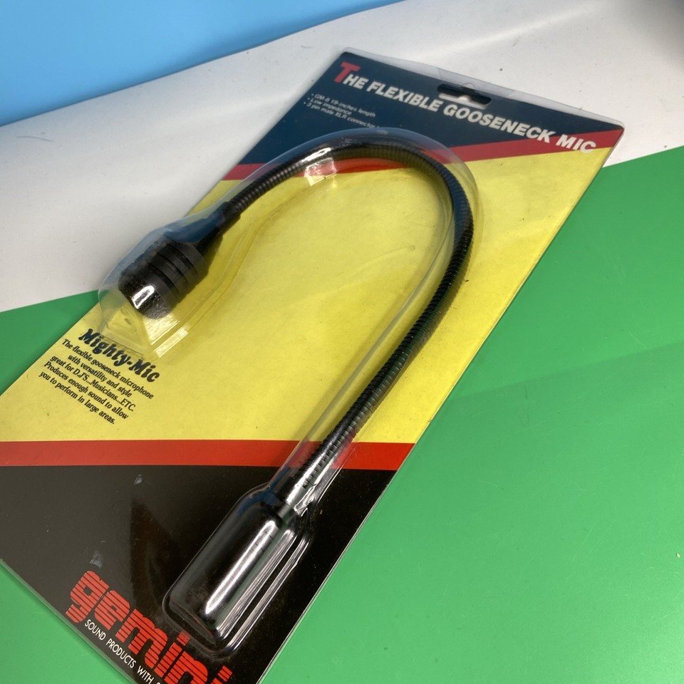 Gemini Microphone Flexible Gooseneck GM-8 19" Low Impedance | eBay UK