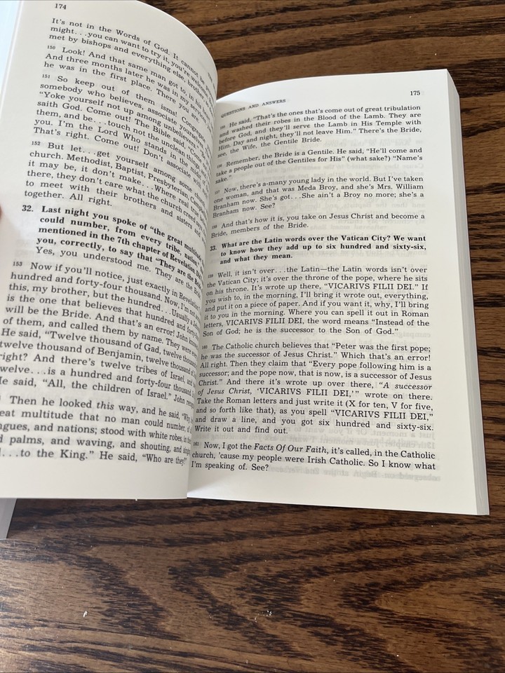 William Marrion Branham Book Lot Seven Church Ages Conduct Order ...