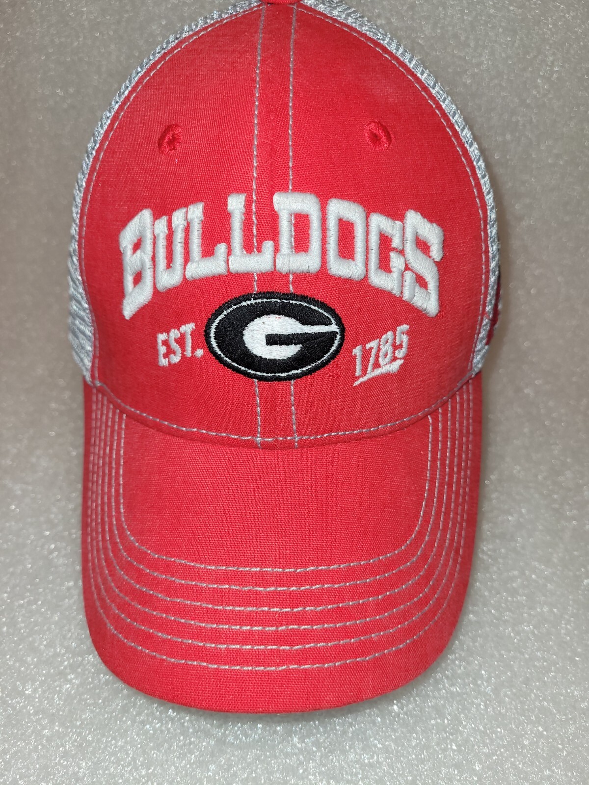 Georgia Bulldogs Hat Cap Dawgs Spellout Russell Snapback Est 1785 | eBay