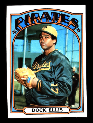 1972 TOPPS "DOCK ELLIS" PITTSBURGH PIRATES #179 NM-MT OR BETTER ...
