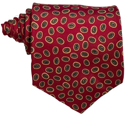Bert Pulitzer Collectors Edition 100% SILK Men's Designer Red Tie 58" x ...
