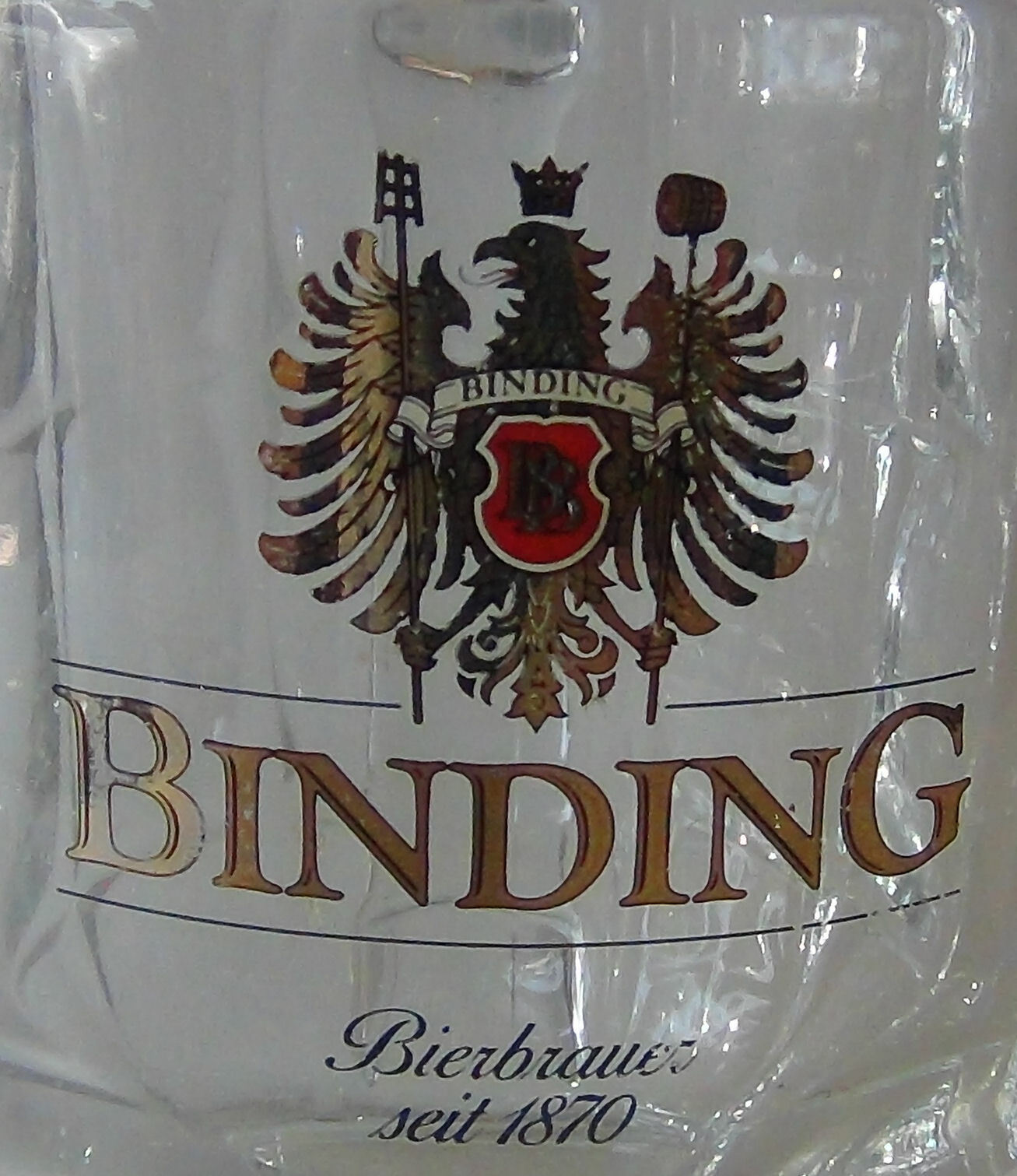 Vintage German Binding .4L Beer Glass Mug - circa 1980 - Sanahed #1244 ...