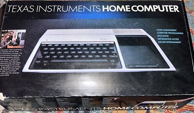 Vintage Texas Instruments TI-99/4A 994A Home Computer In Box Adaptor ...
