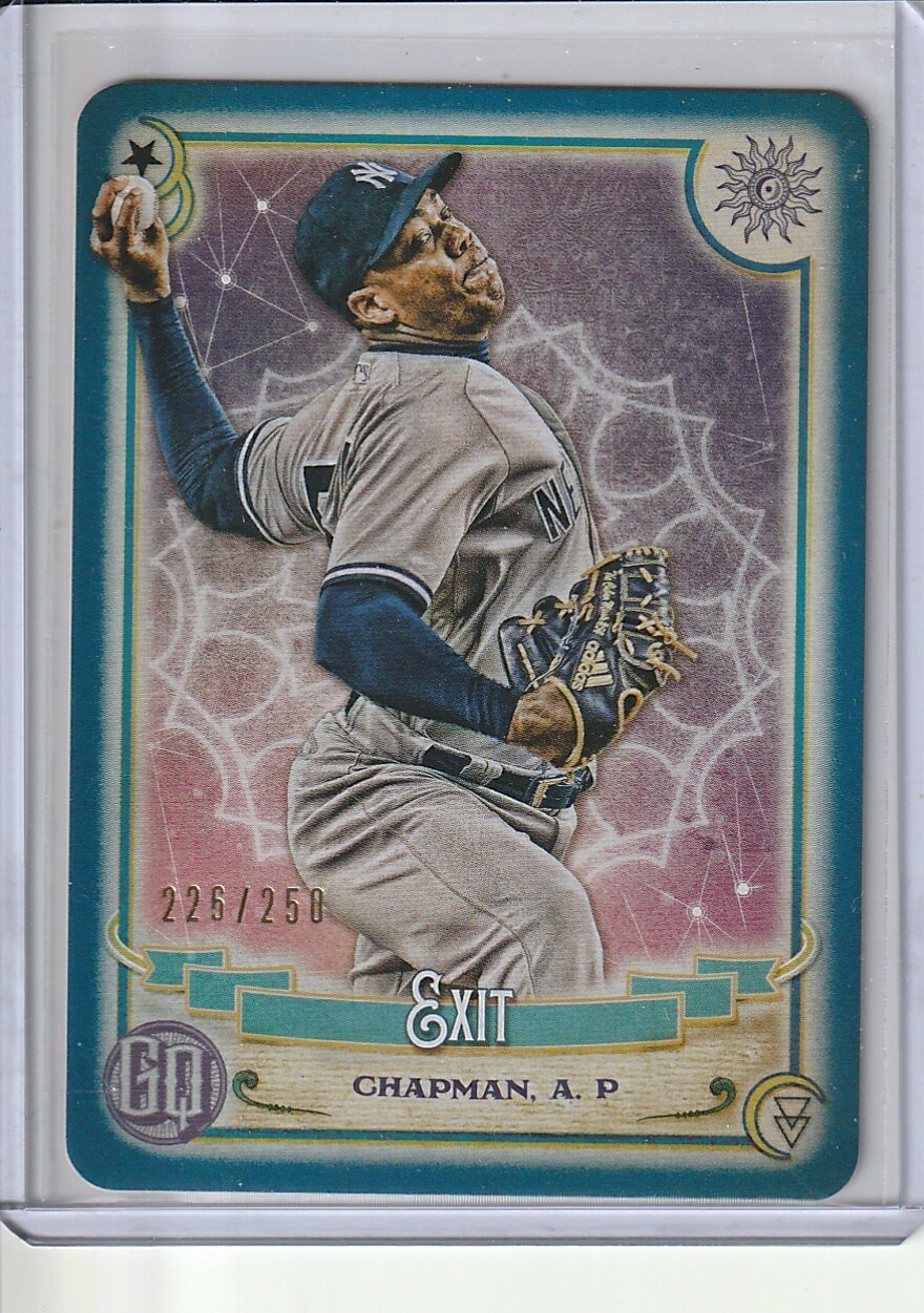 Aroldis Chapman 2020 Topps Tarot Of The Diamond 226/250 New York ...