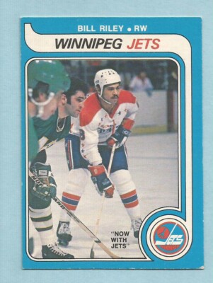 1979-80 O-Pee-Chee OPC Hockey Bill Riley #303 Winnipeg Jets Capitals ...
