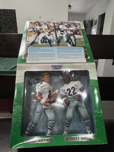 1997 SLU Starting Lineup NFL Dallas Cowboys Doubles 12" Figures Aikman ...