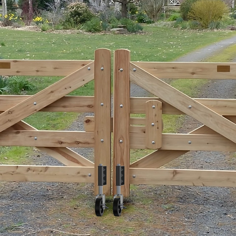 Heavy Duty Gate Caster, Spring Loaded Gate Wheel, Swivel Gate Caster ...