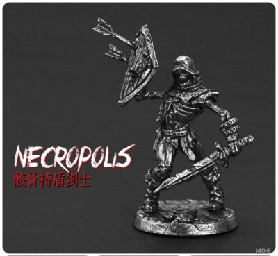 Skeleton Sworderman B Metal Miniatures Dungeons & Dragons War Games Toys | eBay