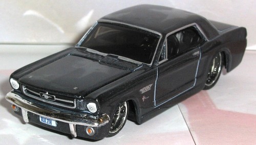 1965 65 FORD MUSTANG NOTCHBACK Hood Open Rubber Tire Muscle Car FREE ...