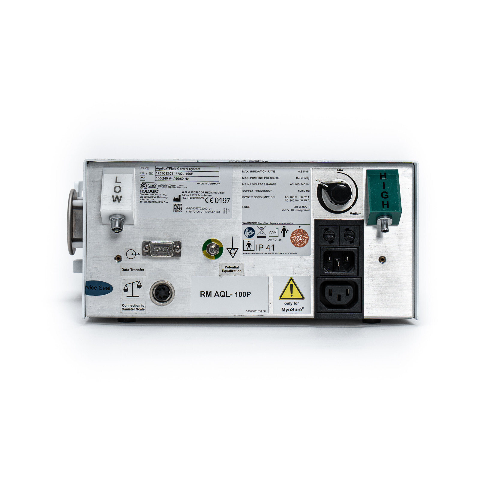 Hologic Aquilex Fluid Control System Aql-100p Medical Healthcare ...