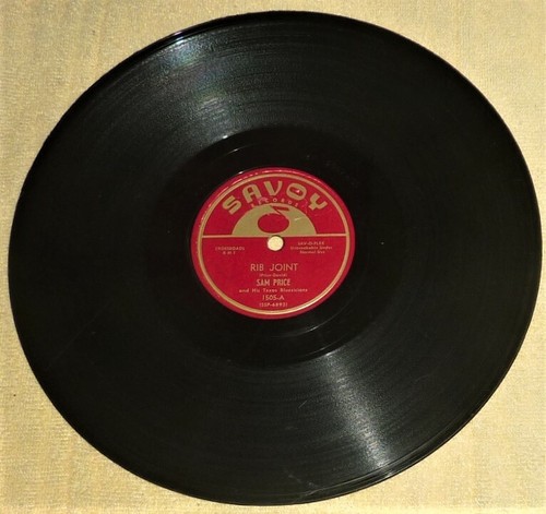 10" - 78 RPM SHELLAC RECORD / SAM PRICE and his TEXAS BLUESICIANS ...