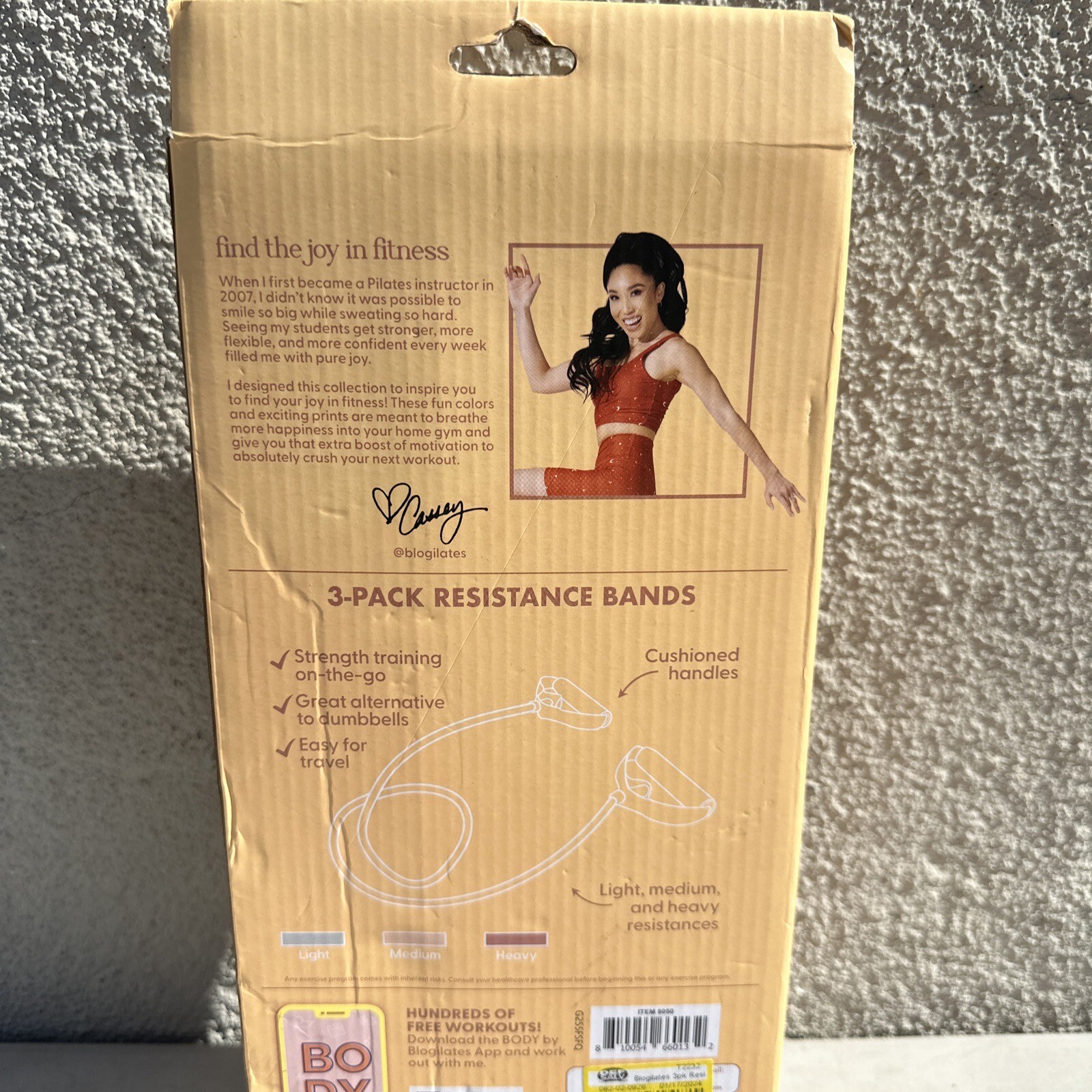 Blogilates Booty Resistance Bands 2pk - Green/pink for sale online | eBay