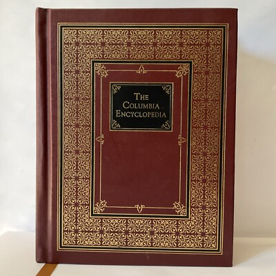 The Columbia Encyclopedia - columbia university press- Leather Bound ...