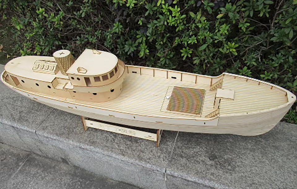 SIRIUS Fishing Trawler 1.2m 47.2" 1:50 Adventures of Tintin RC Model ...