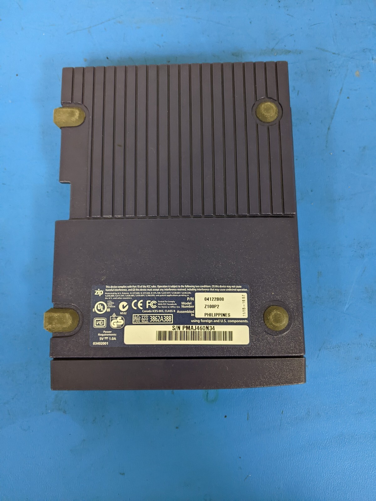 iOmega Zip 100 External Drive PC Parallel Port Back Up Model Z100p2 | eBay