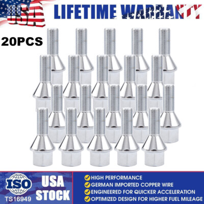 Chrysler 200 Dodge Dart Jeep Cherokee Compass Wheel Lug Bolt Set of 20 ...