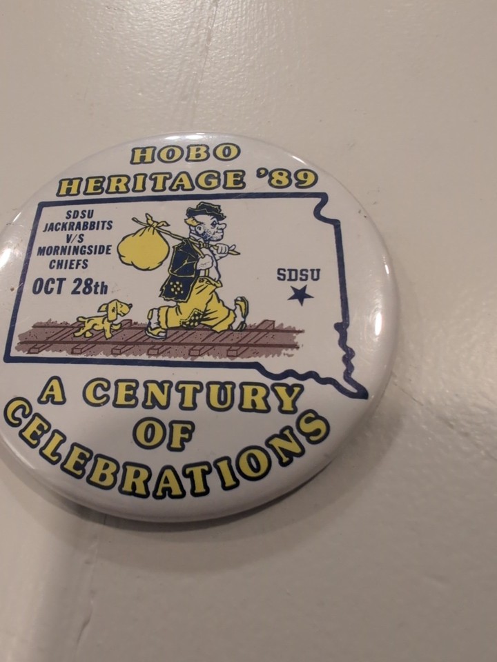 Vtg Hobo Days Pinback South Dakota State University 1989 SDSU ...
