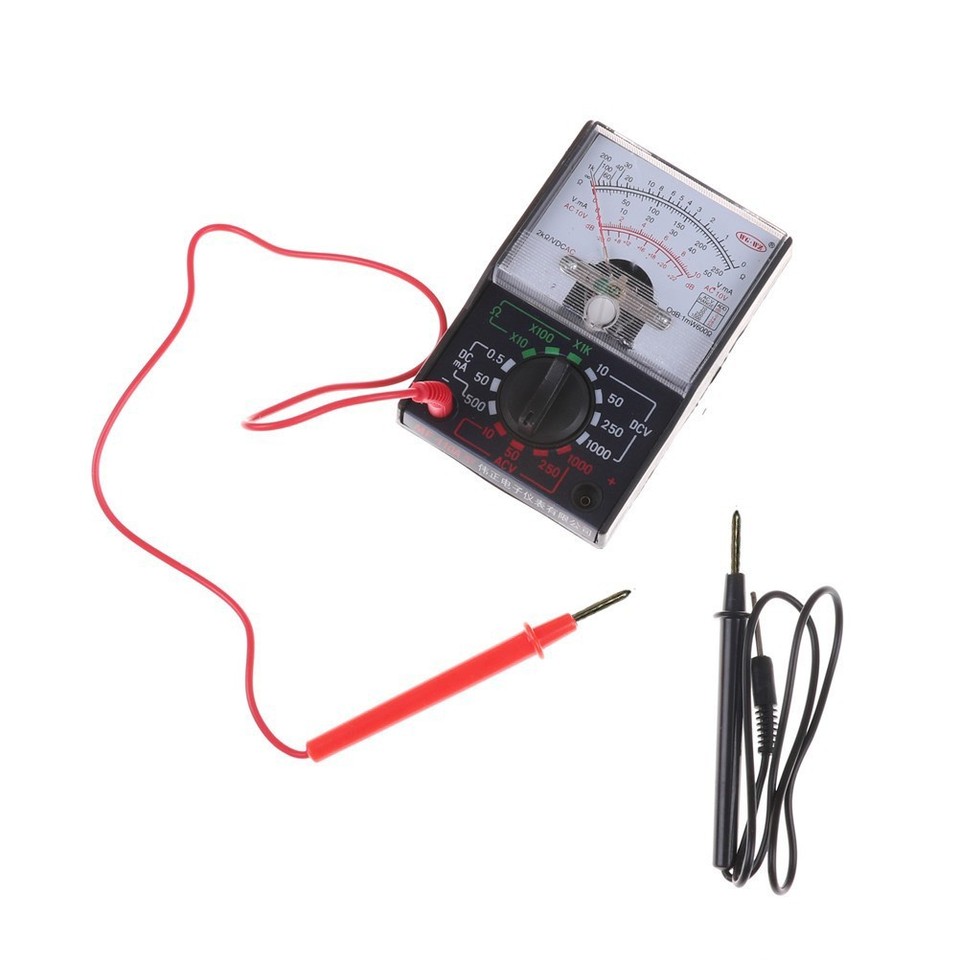MF-110A Electric Analog Multimeter 250ma Dc/ac Meter Analog Multimeter ...