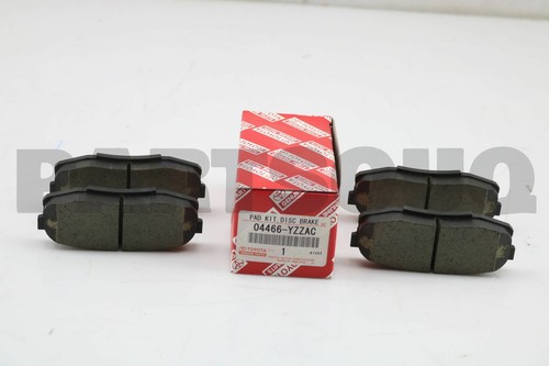 04466YZZAC Genuine Toyota PAD KIT DISC BRAKE 04466-YZZAC | eBay