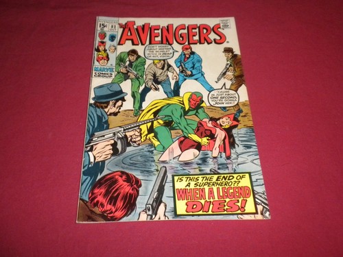 BX16 Avengers #81 marvel 1970 comic book 6.0 bronze age MORE AVENGERS IN STORE! | eBay