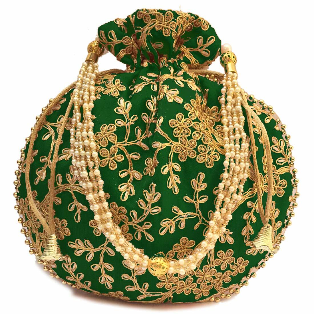 New Traditional Ethnic Women Potli Clutch Bag Handbag | eBay