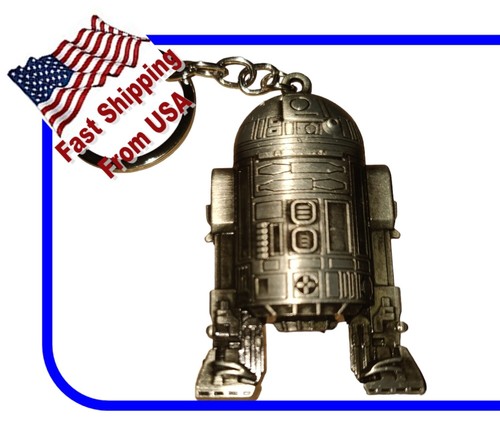 R2-D2 - Star Wars - Silver Alloy - Keychain / Keyring - Amazing | eBay