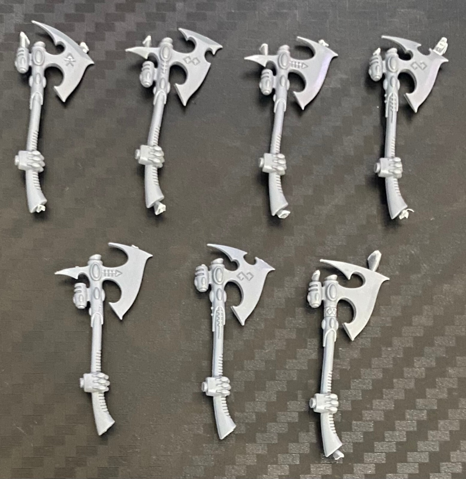 warhammer 40k - x7 Craftworld eldar - wraith guard ghost axes, unused ...