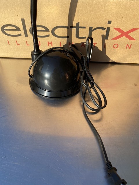 Electrix Halogen Desk Lamp Mounting 22" Reach Black #7250 for sale ...