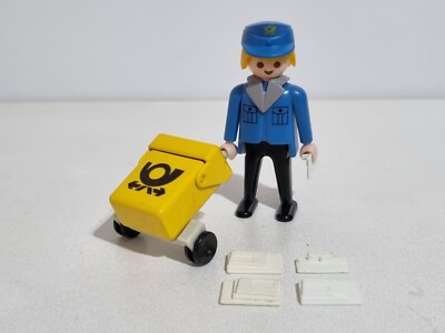 Playmobil 3309 Antique Dealer Letter Postman Car German Post | eBay