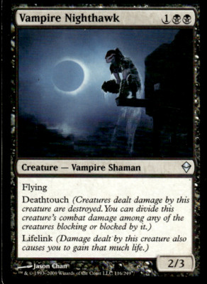 Vampire Nighthawk Zendikar Regular MTG | eBay