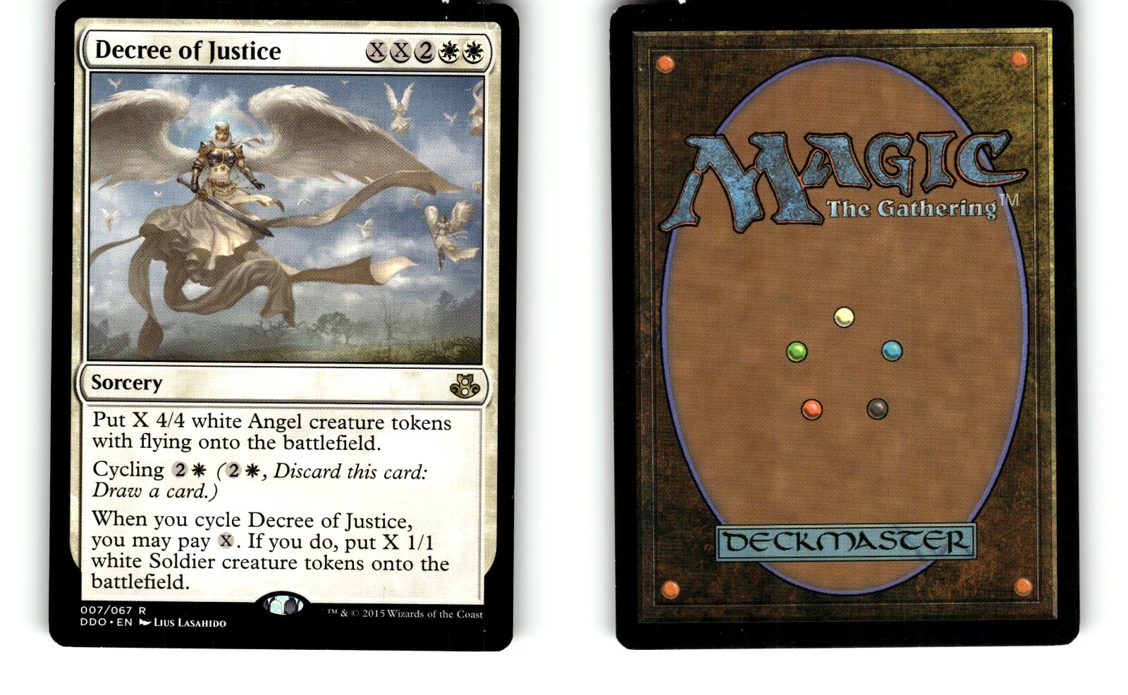 MTG Duel Decks: Elspeth vs. Kiora Decree of Justice DDO 007/067 R NM/MT ...