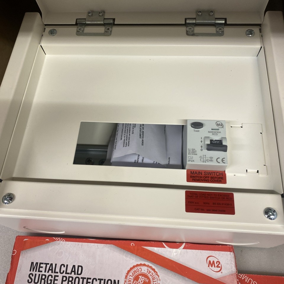 M2 Metal 6 Way Consumer Unit | eBay UK