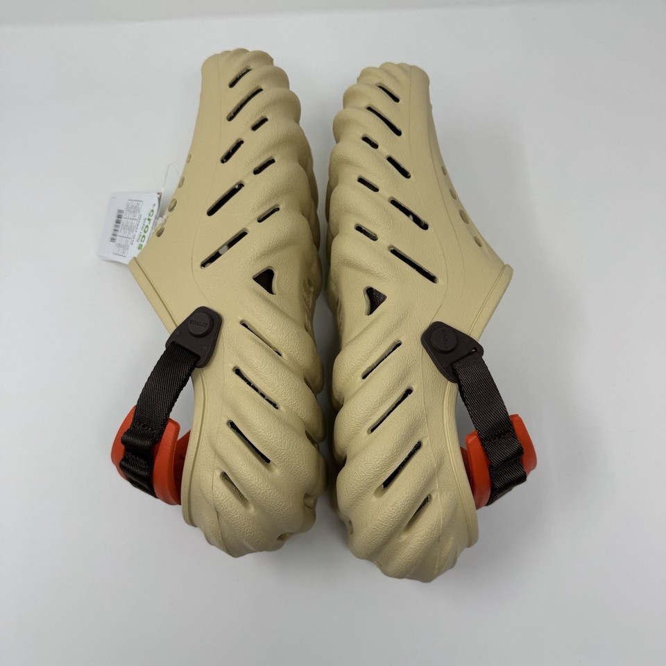 BRAND NEW Crocs Echo Clog Sesame Tan Men's Size 11 (207937-0HX) | eBay