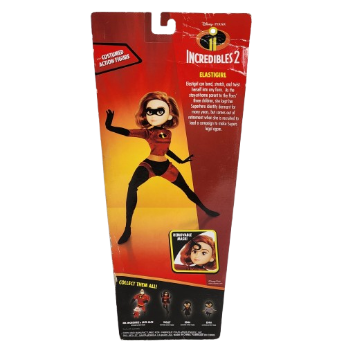 Incredibles 2 ELASTIGIRL Action Figure 11” Articulated Doll - RED ...