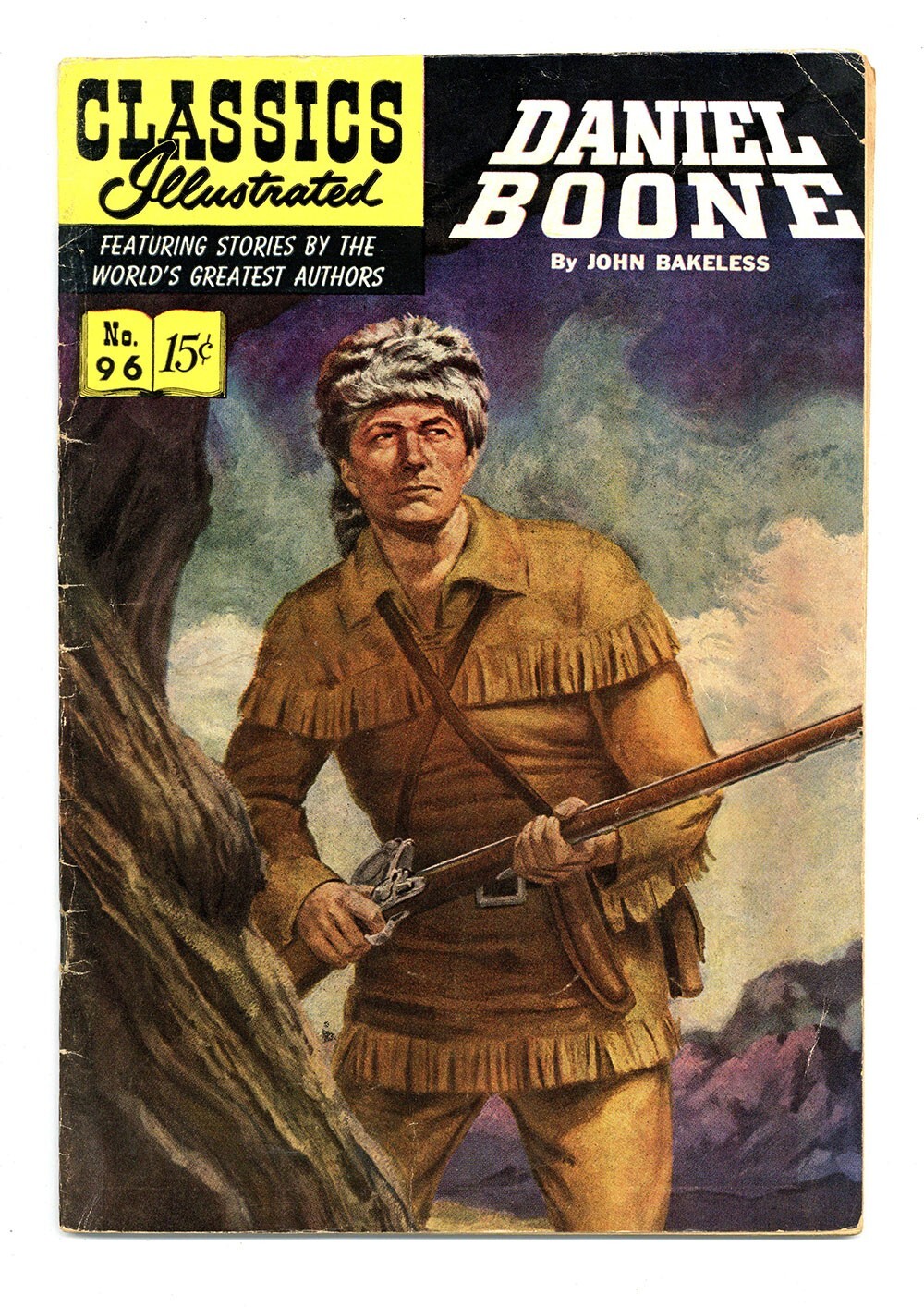 CLASSICS ILLUSTRATED #96 4.0 DANIEL BOONE 1ST PRINT OW PAGES 1952 | eBay