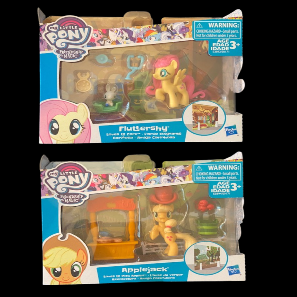 My Little Pony Applejack Rarity Pinkie Rainbow Dash Twilight Fluttershy ...