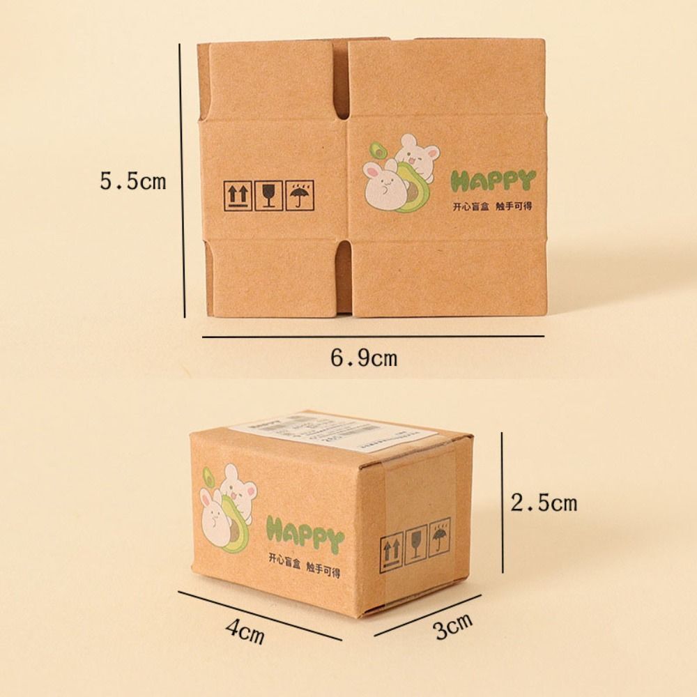 5Pcs Mini Carton Express Box 1:12 Doll House Decor Dollhouse Decoration ...