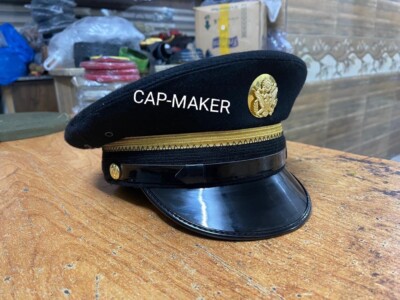 U.S. Army Fur Felt Enlisted Dress Blue Service Cap | eBay