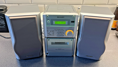 Sharp XL-30H Micro Component HiFi System - TESTED: CD Player & Cassette ...