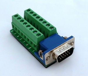 DB15 DSUB 15-pin HD Male Adapter VGA Breakout Board Connector (D3) | eBay