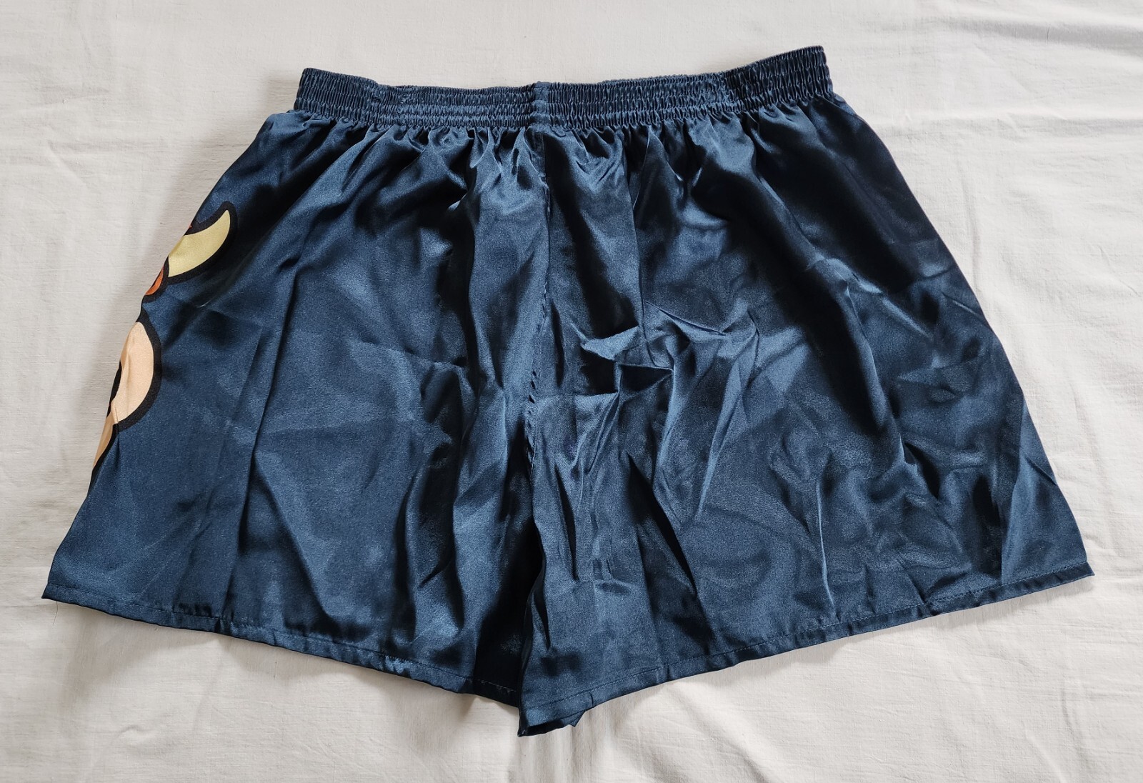 Nintendo Mens Super Mario Bowser Blue Printed Satin Boxer Shorts Size ...