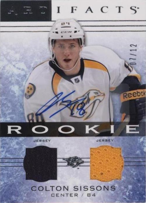2014-15 Upper Deck Artifacts - Rookies Colton Sissons #126 Silver ...