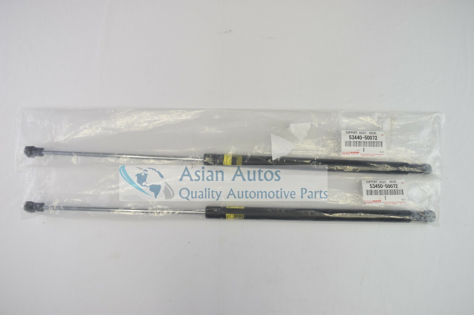 Genuine Lexus LS460 07-12 Hood Lift Supports 5344050072 and 5345050072 ...