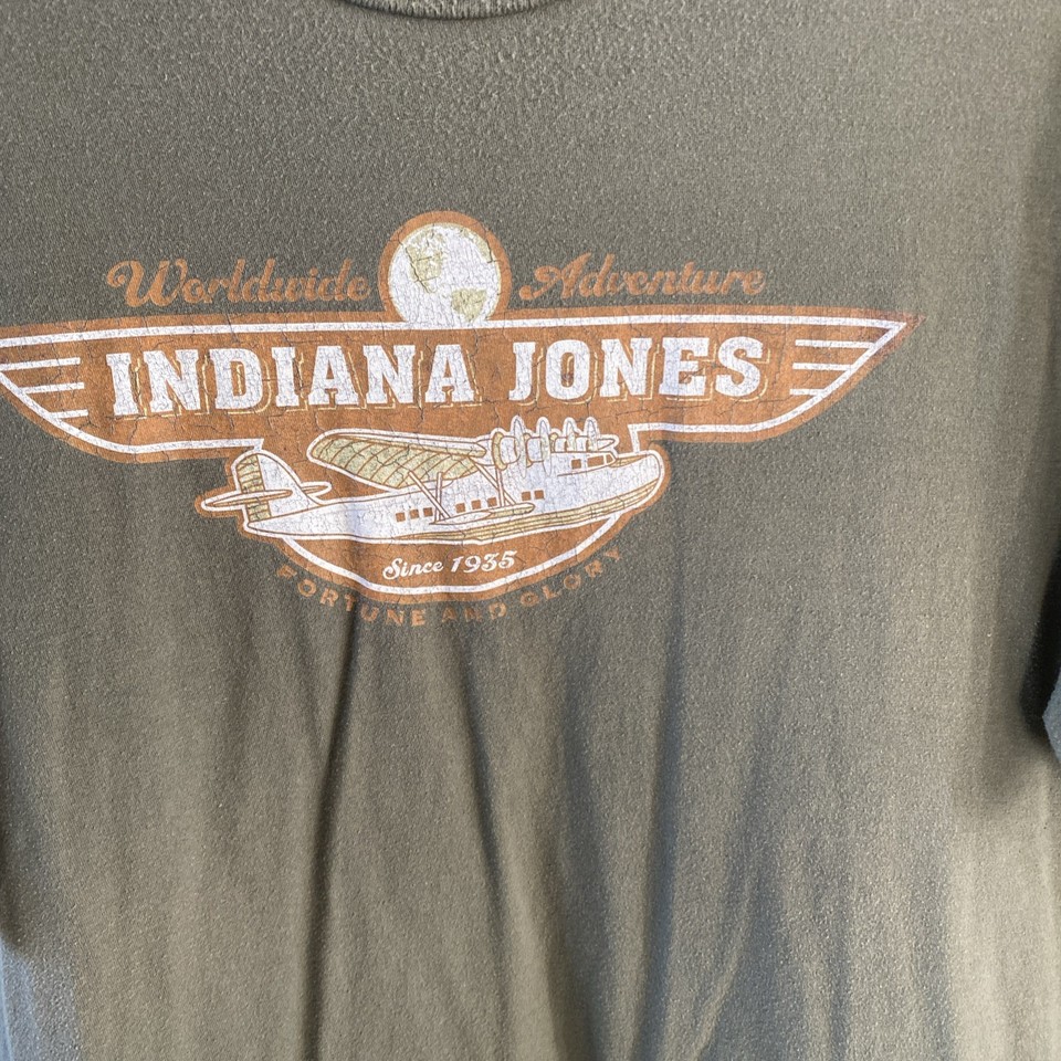 DISNEY PARKS WALT DISNEY WORLD INDIANA JONES T-SHIRT ADULT SIZE XX ...