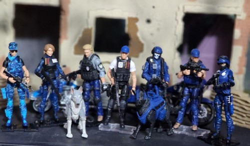 1:18 MARAUDER MTF Custom Figure Lot Law Enforcement Swat Security Bikes ...