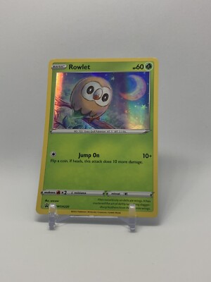 Pokémon TCG Rowlet SWSH Black Star Promos SWSH220 Holo Promo | eBay
